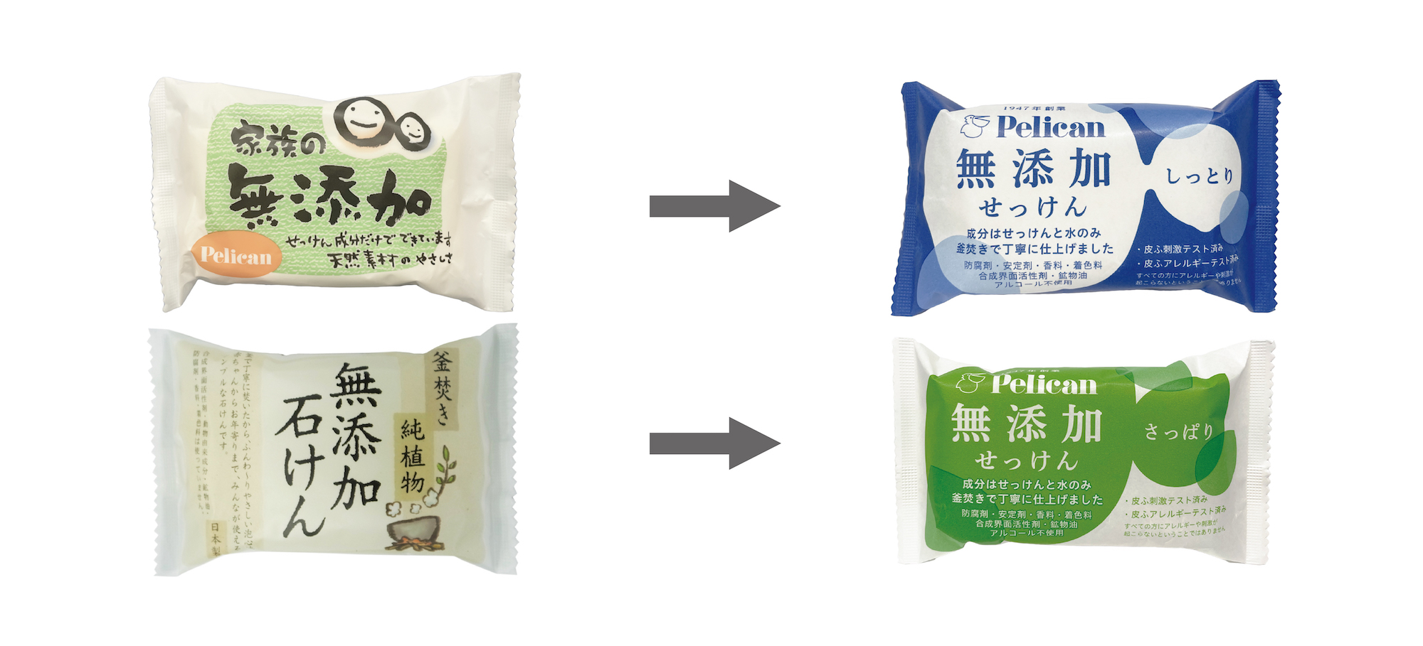 小さなお子様や敏感なお肌の方にもお使いいただける 「ペリカン無添加せっけん」が リニューアル発売 - Allecolle